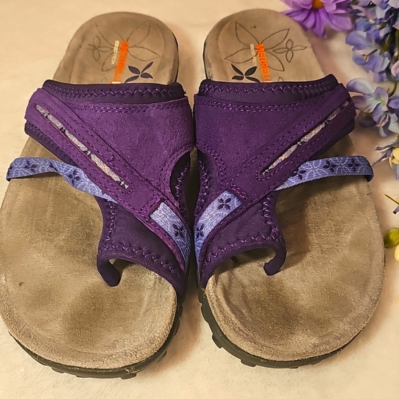 Merrell | Shoes | Merrell Purple Sandals Size 7 | Poshmark